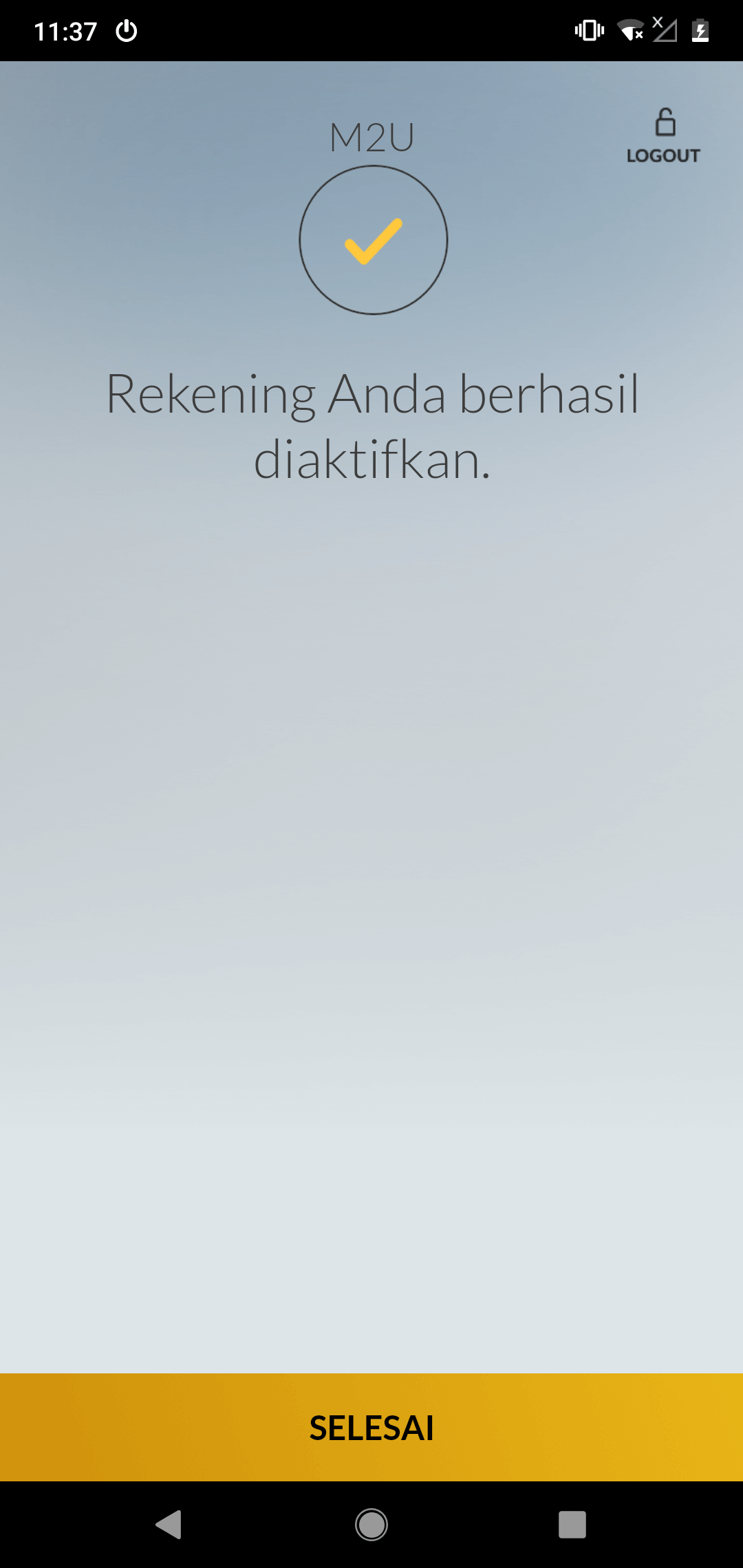 Aktivasi rekening dormant via M2U Maybank App