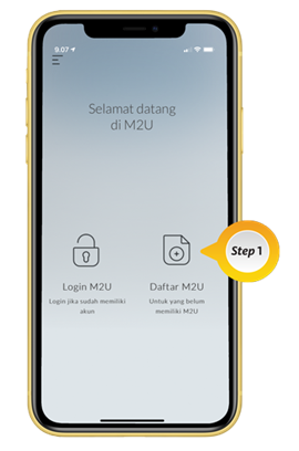 M2U ID Registrasi