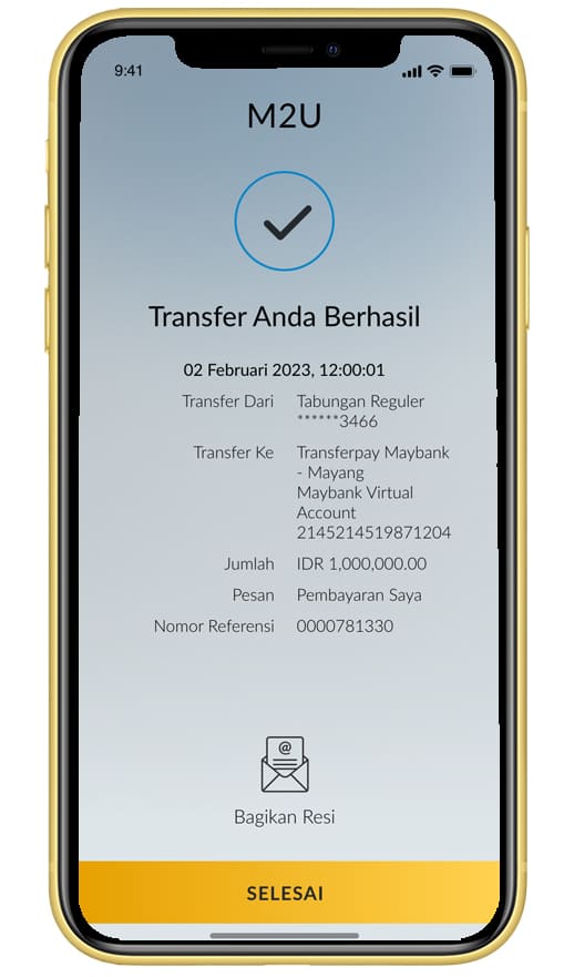 Panduan Transaksi Virtual Account via M2U ID App