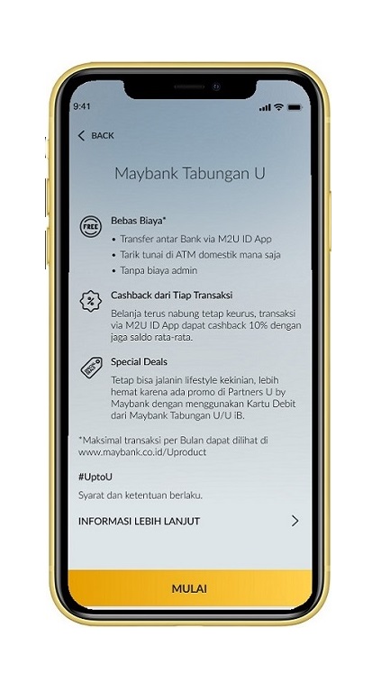 Panduan Pembukaan Rekening Maybank Tabungan U atau U iB via M2U ID App