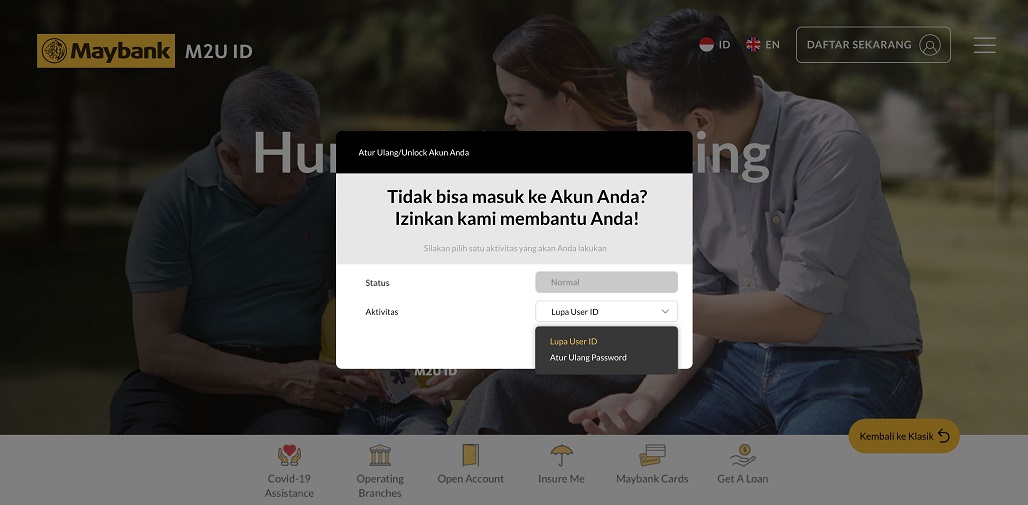 Panduan Kendala Login - Maybank Indonesia
