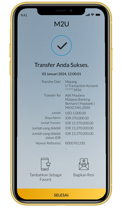 Panduan Transfer Valas