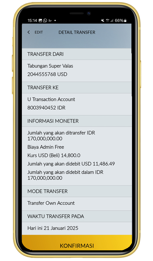 Panduan Transfer Valas