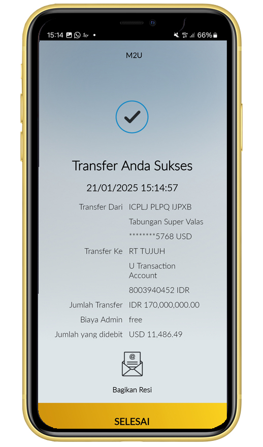 Panduan Transfer Valas