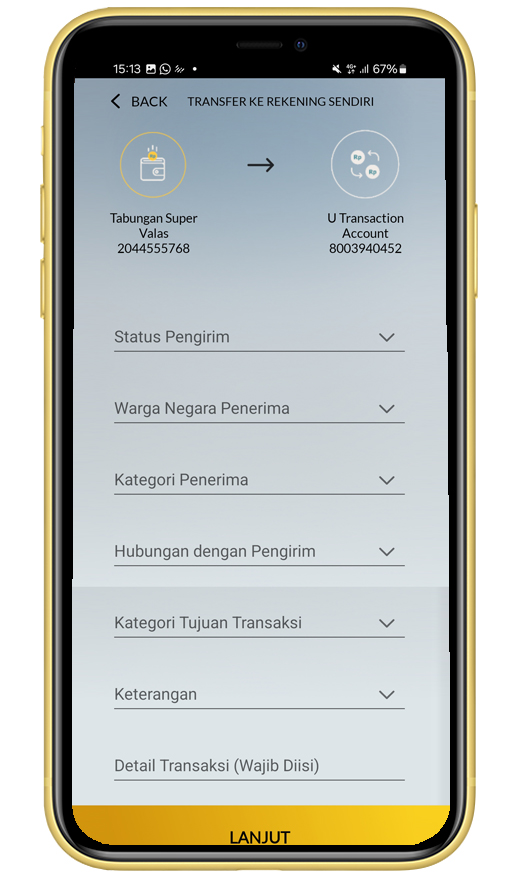 Panduan Transfer Valas