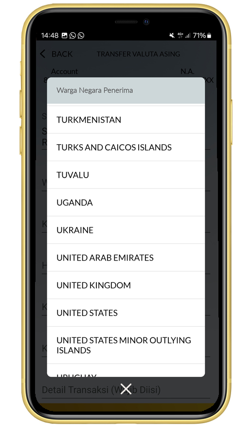 Panduan Transfer Valas