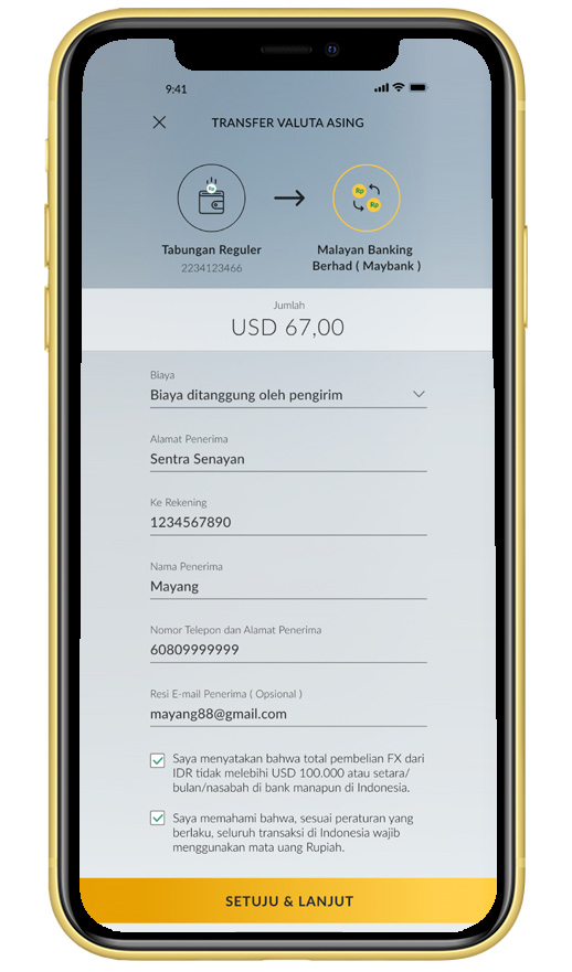 Panduan Transfer Valas