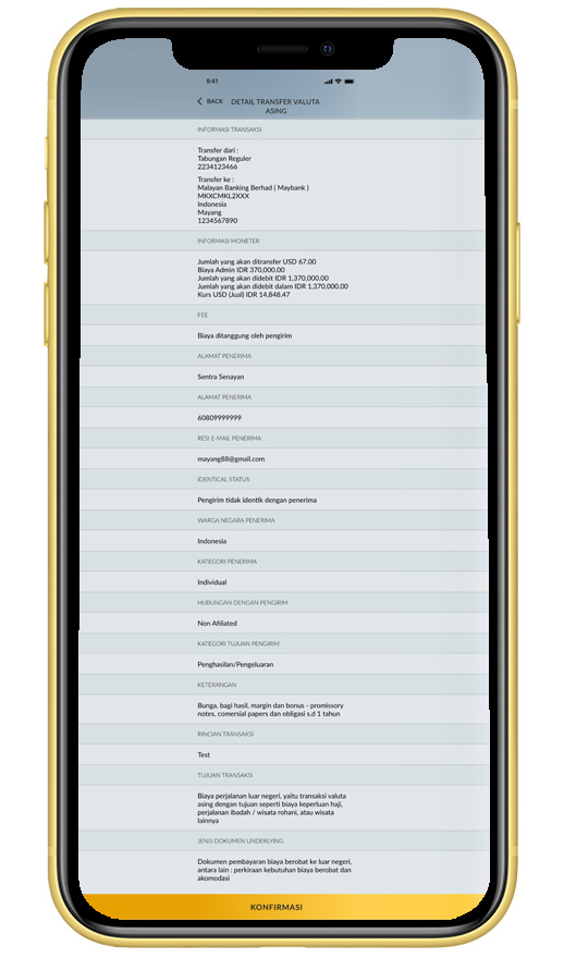 Panduan Transfer Valas