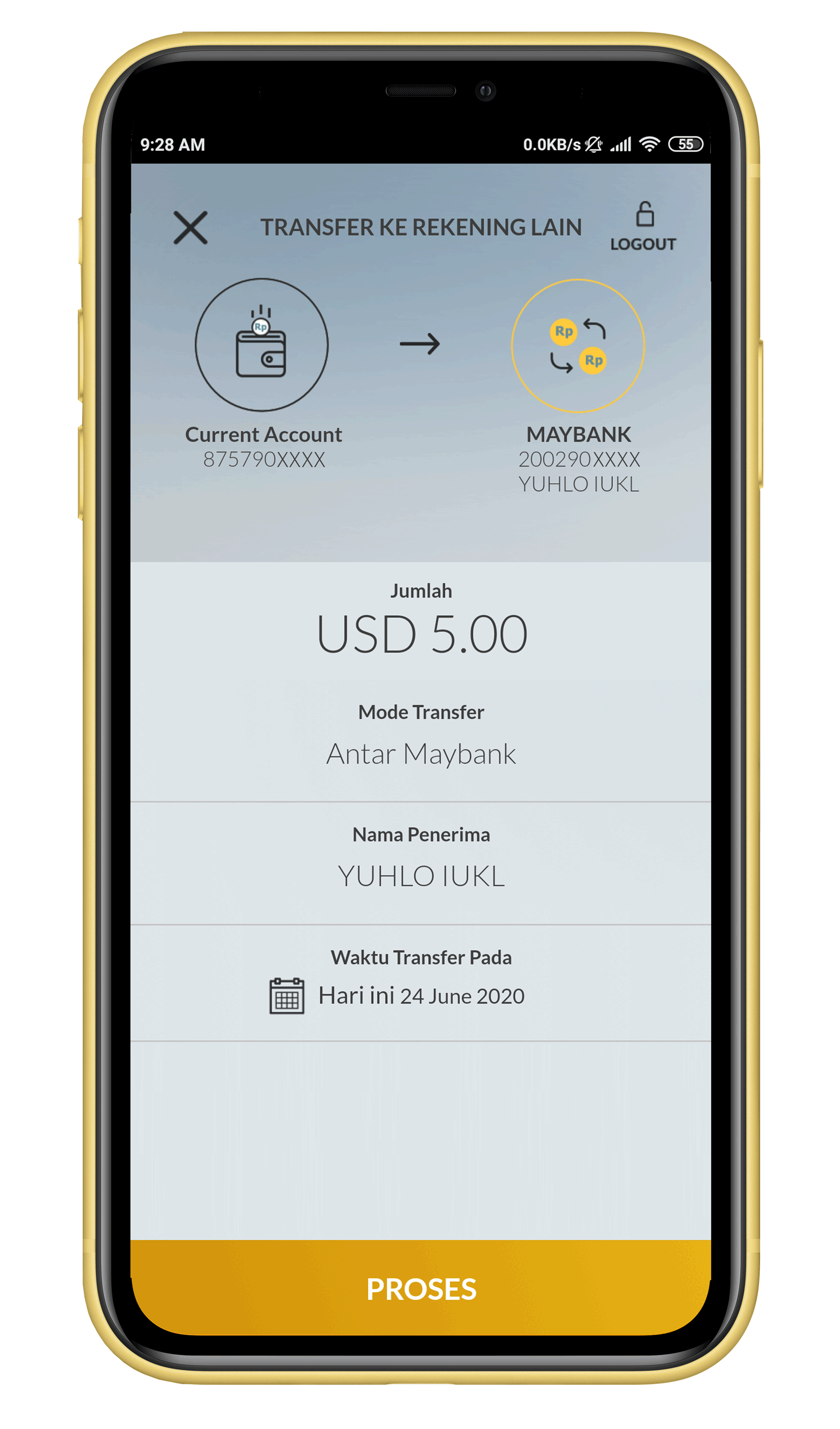 Panduan Transfer Valas