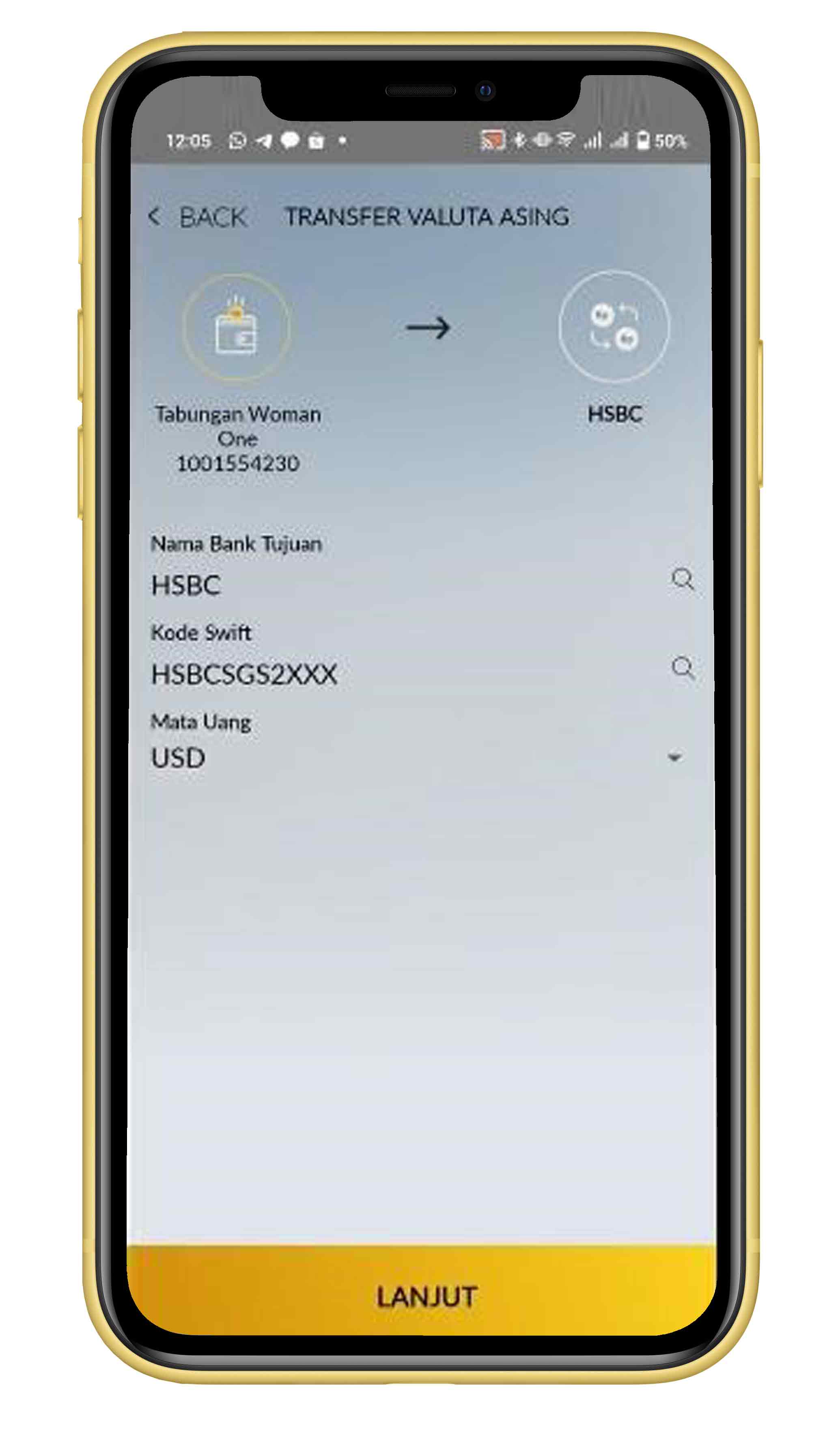 Panduan Transfer Valas