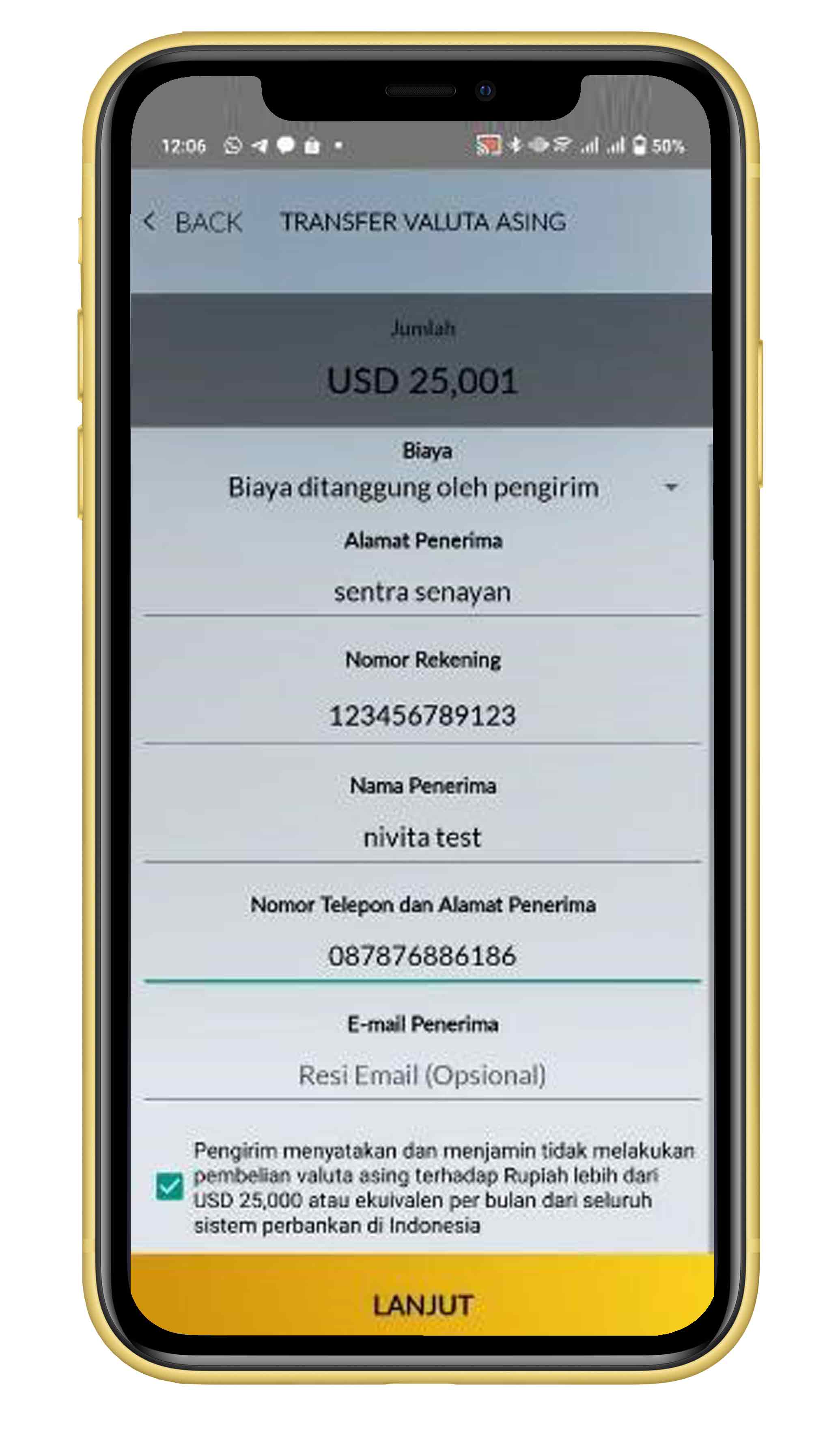 Panduan Transfer Valas