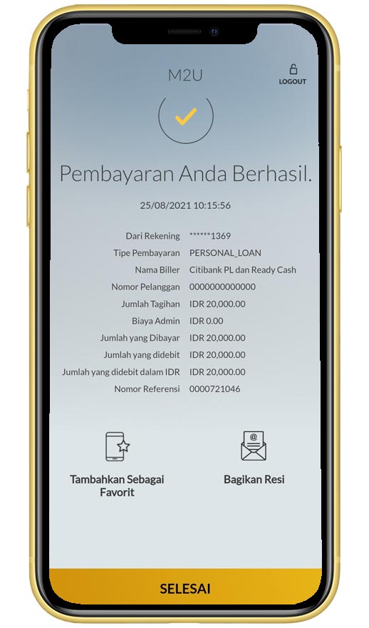 Pembayaran Pinjaman