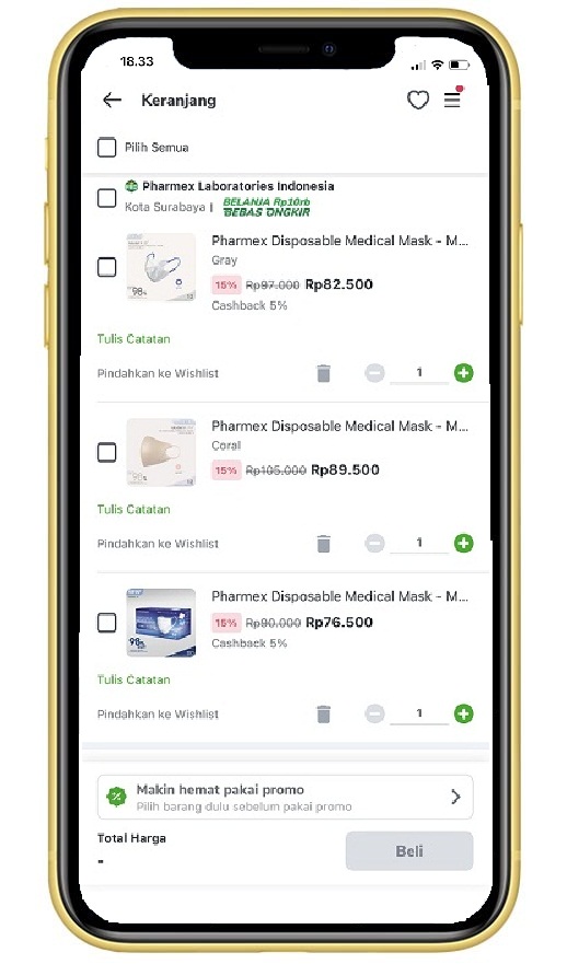 Pembayaran Tokopedia