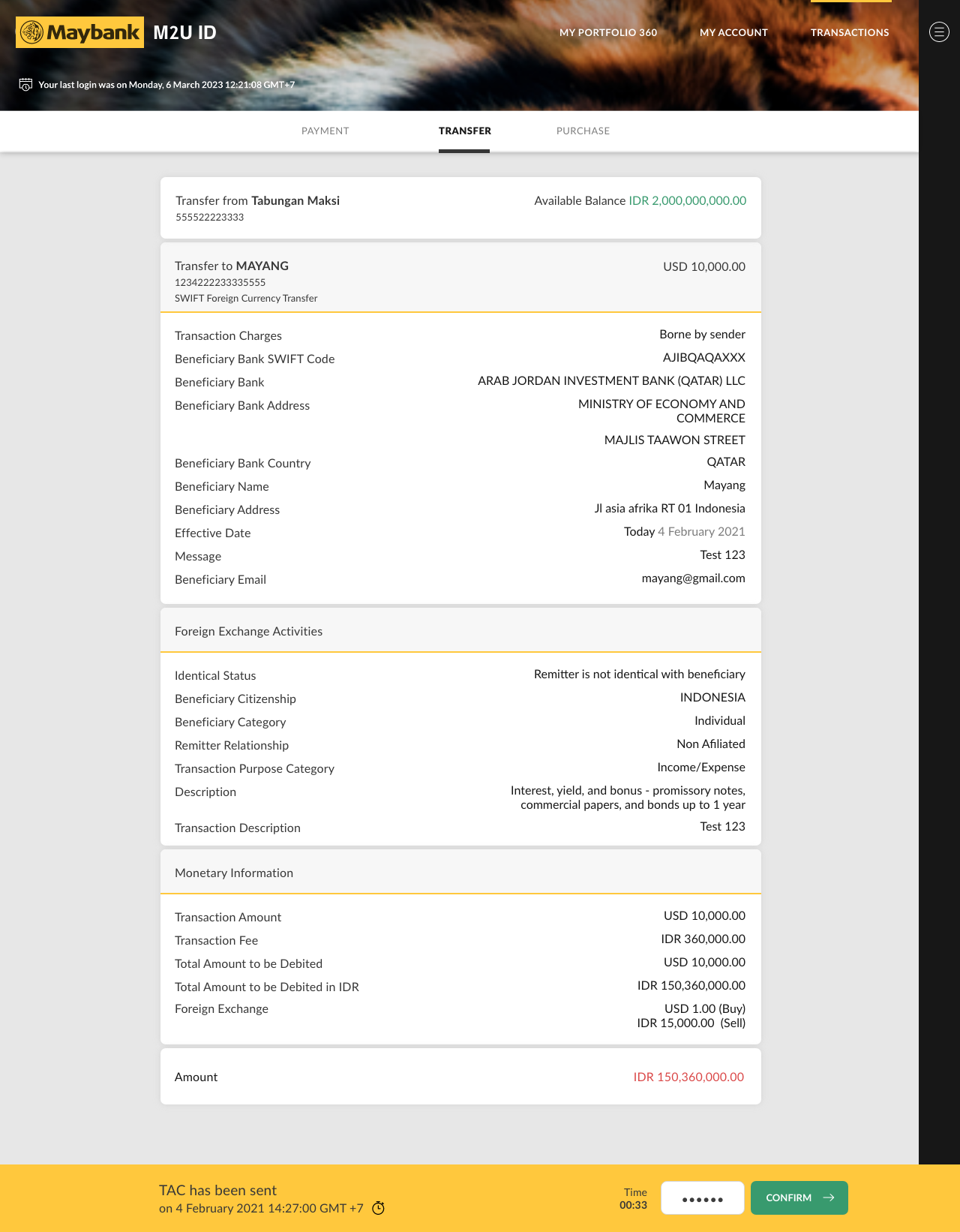 How to make a SWIFT Foreign Currency Transfer