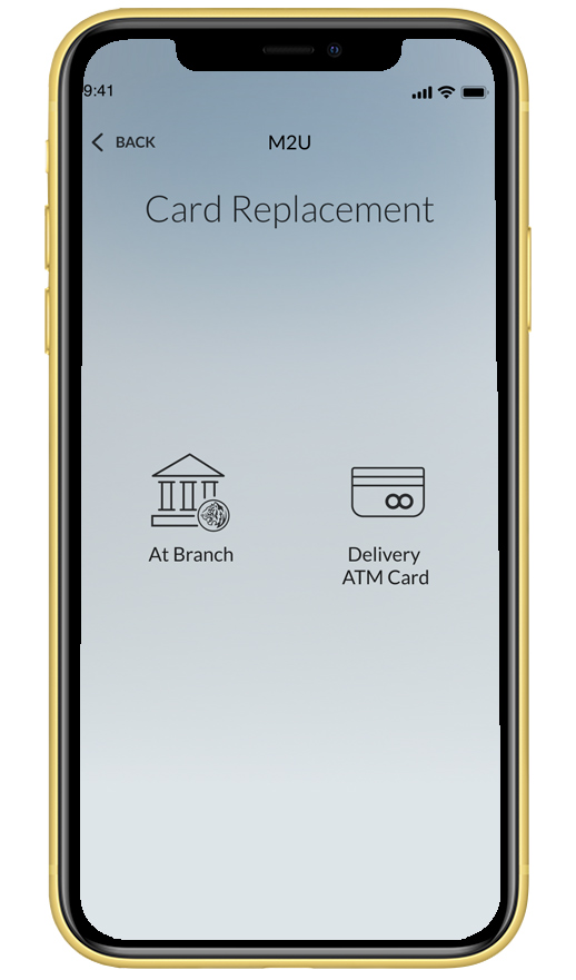 Replace your Maybank Debit Card