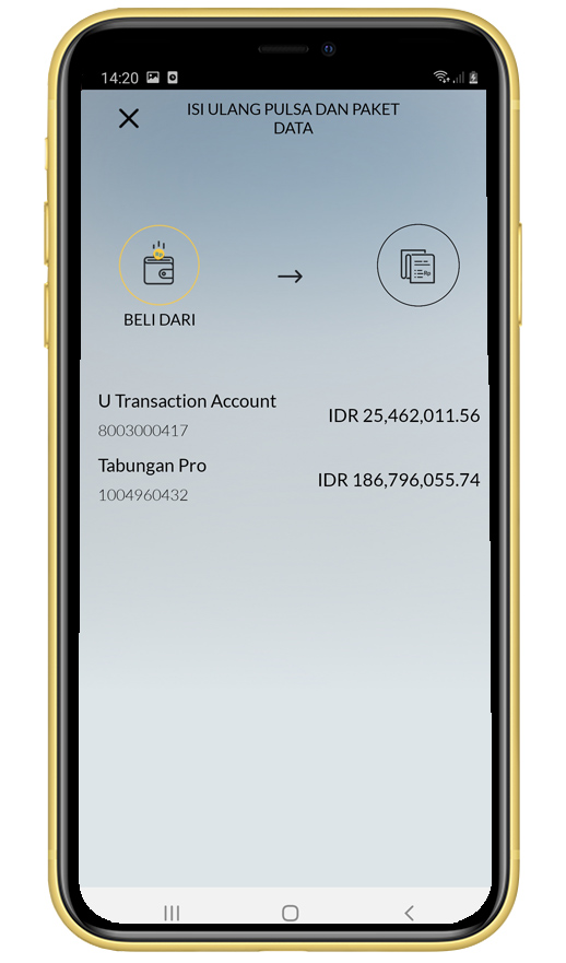 Panduan Pembelian Pulsa Prabayar dan Paket Data via M2U ID Web.