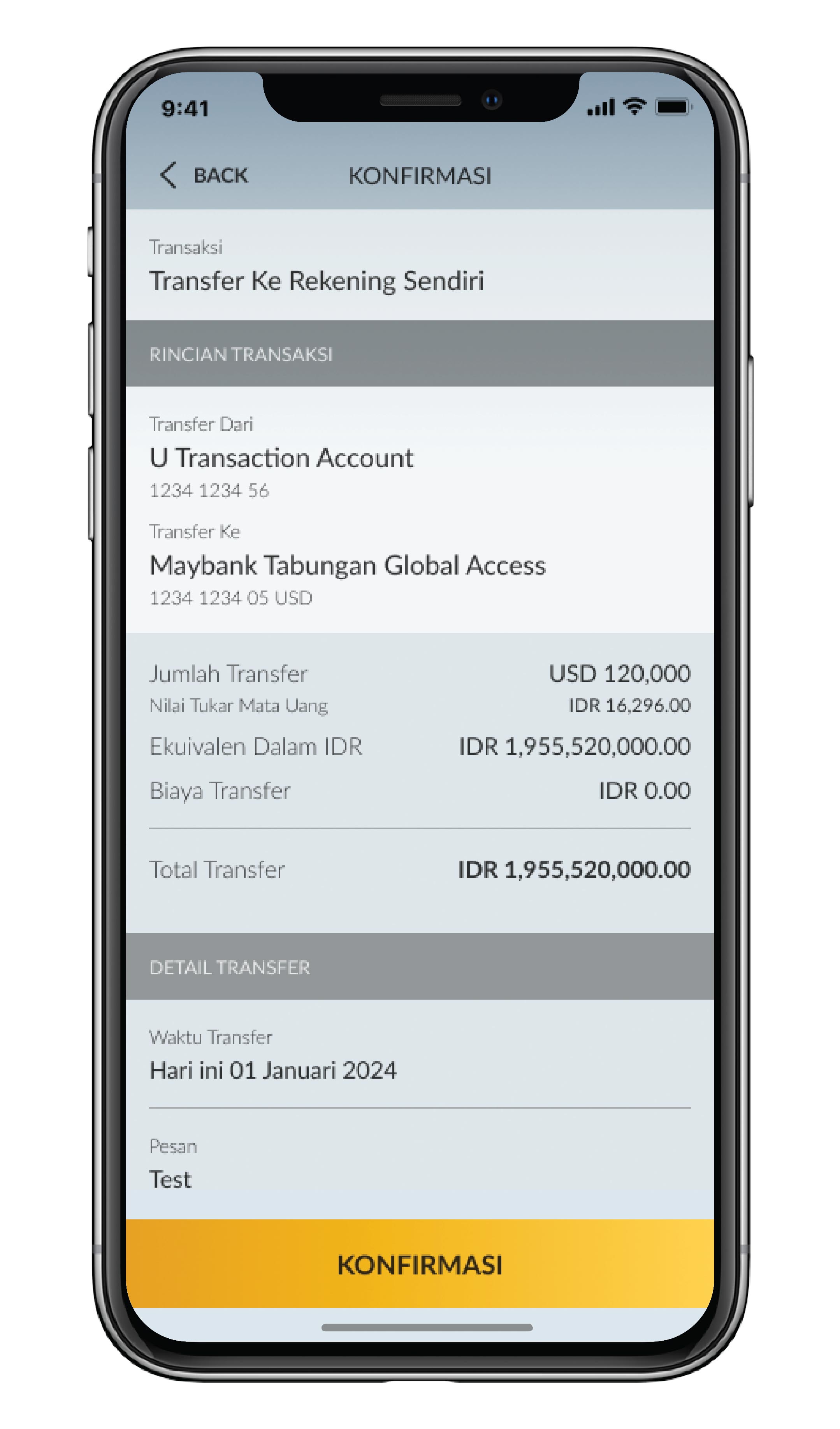 Panduan Transfer Valas