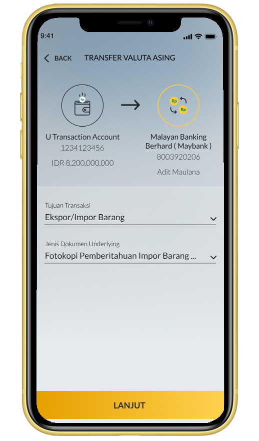 Panduan Transfer Valas