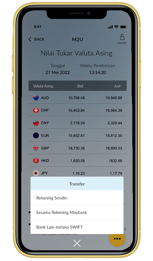 Panduan Transfer Valas