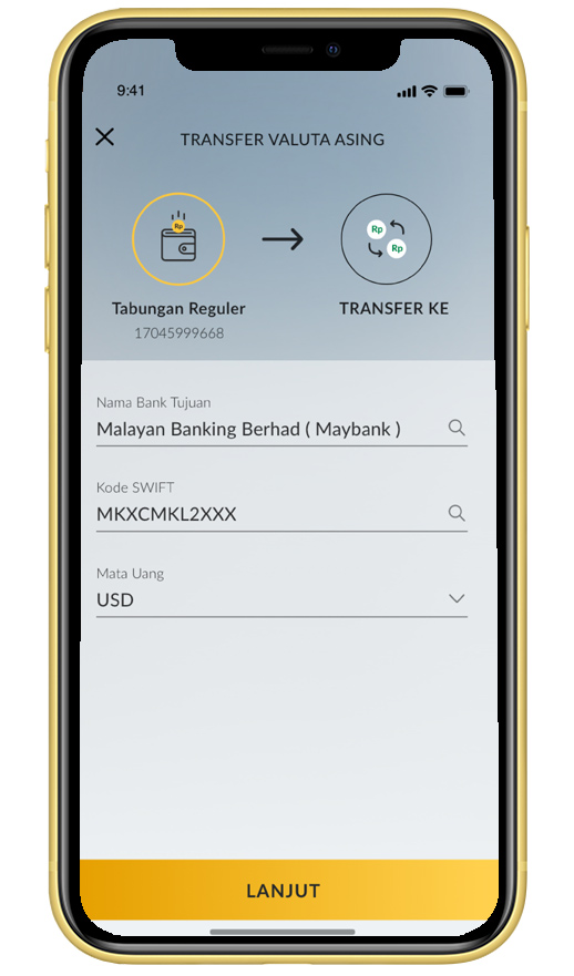 Panduan Transfer Valas