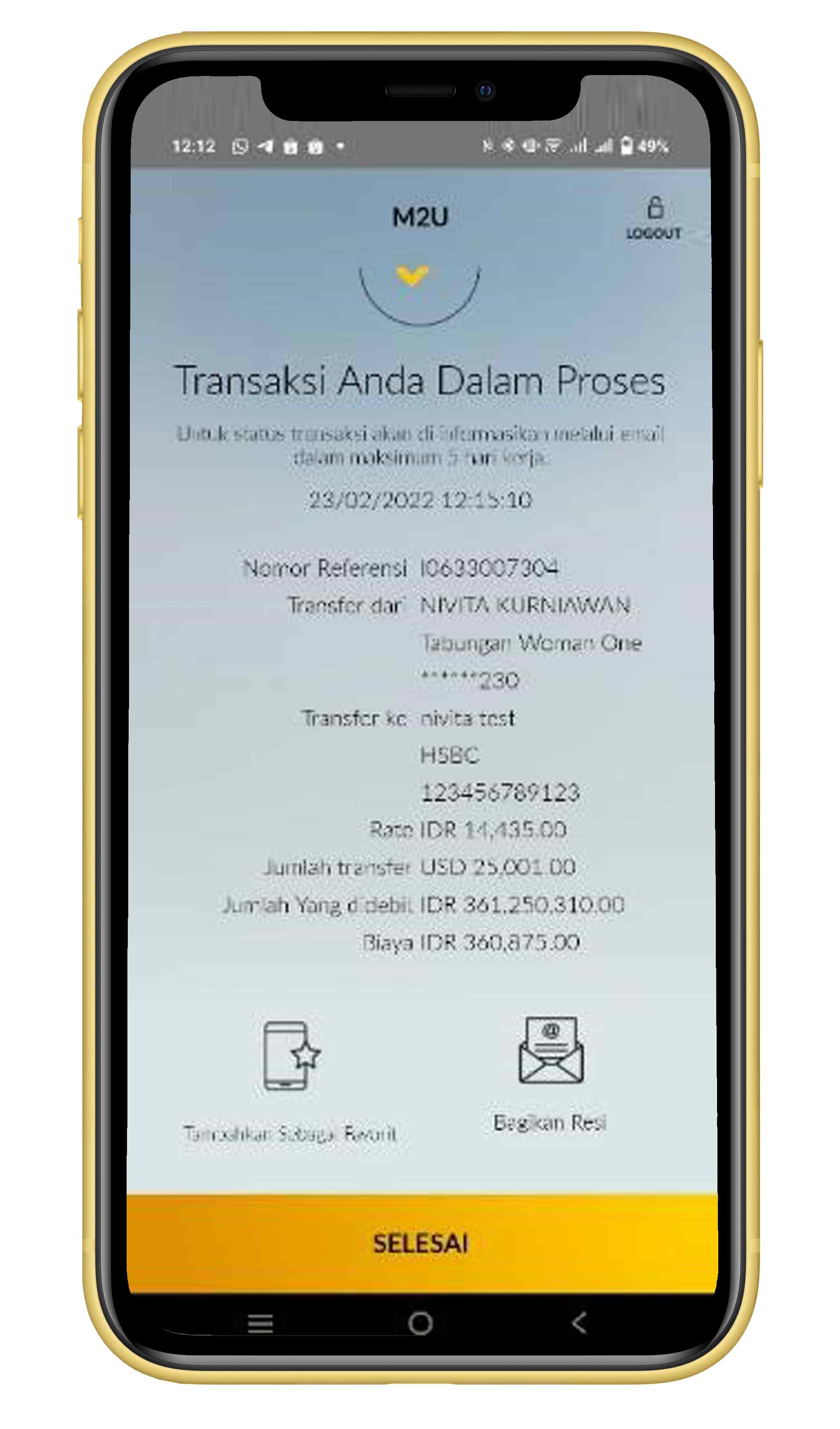 Panduan Transfer Valas